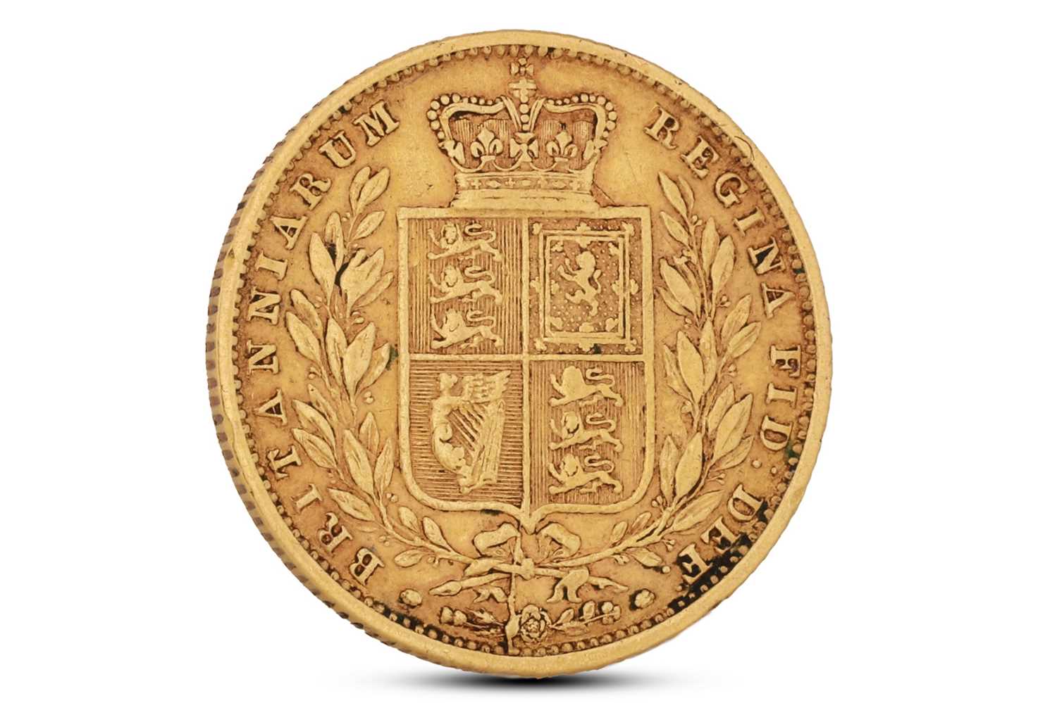 Lot 517 - A VICTORIAN GOLD FULL SOVEREIGN ENGLISH COIN,