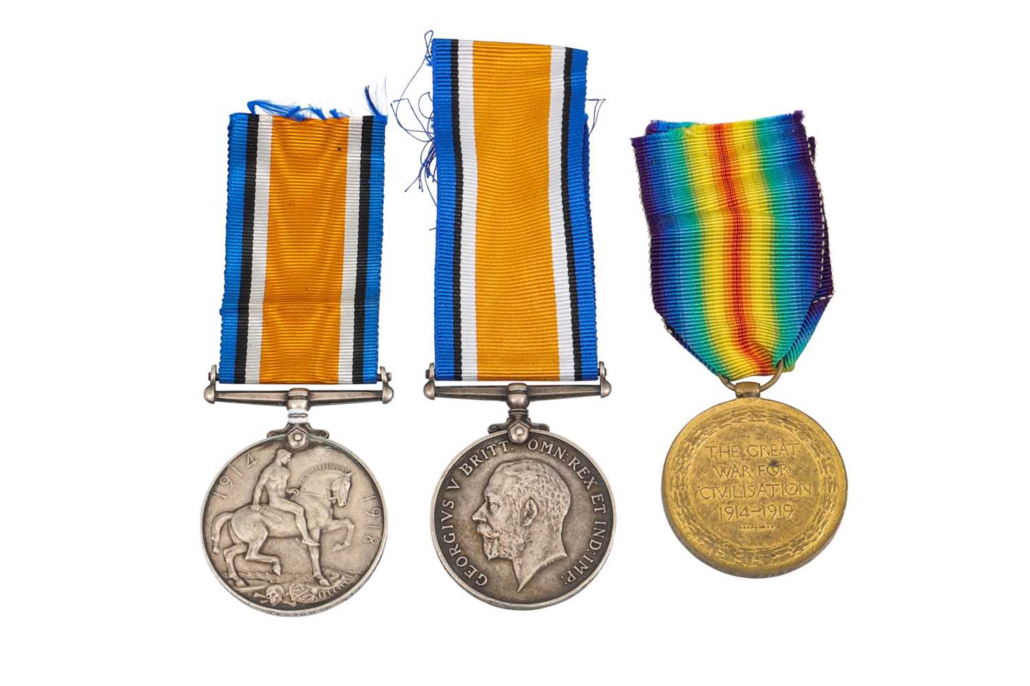 Lot 476 - A COLLECTION OF THREE WWI MEDALS OF IRISH
