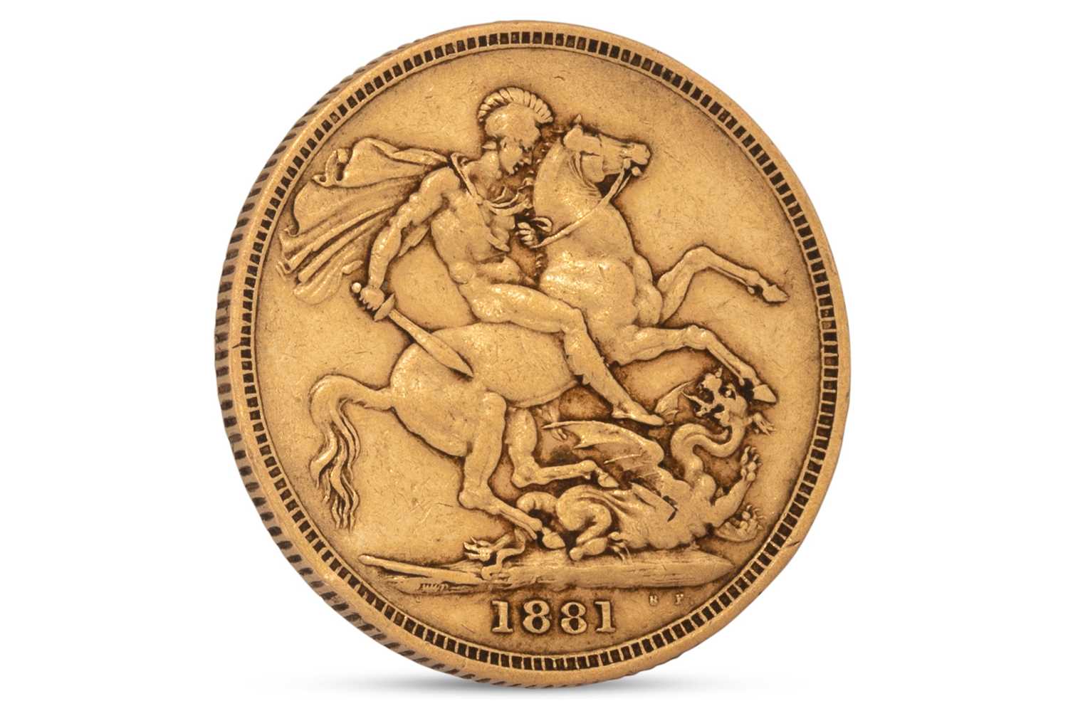 Lot 390 - AN 1881 VICTORIA FULL SOVEREIGN GOLD ENGLISH