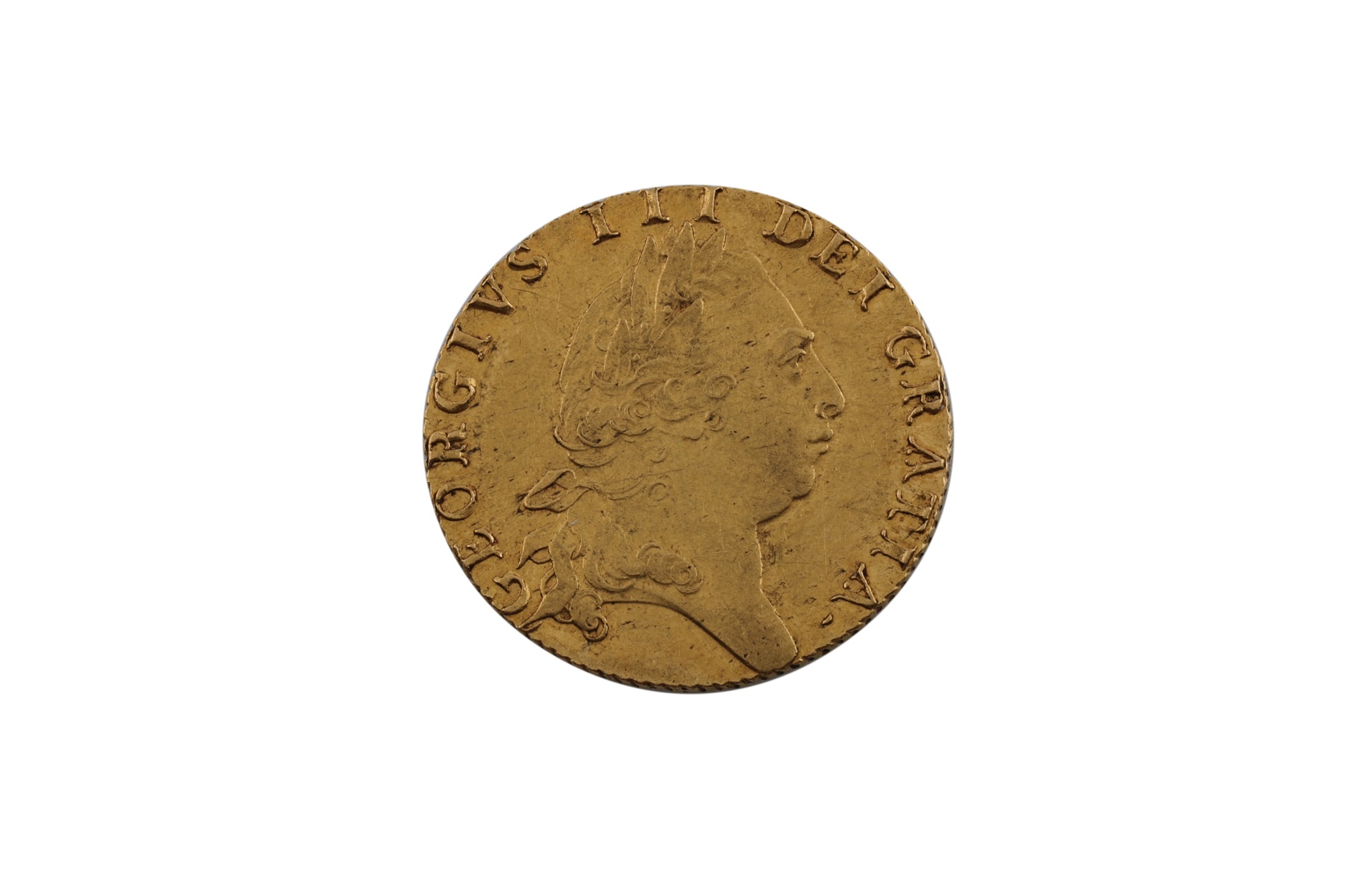 Lot 392 - A 1794 FULL ENGLISH GUINEA GOLD COIN GEORGE